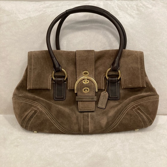 Coach | Bags | Vintage Suede Coach Bag | Poshmark